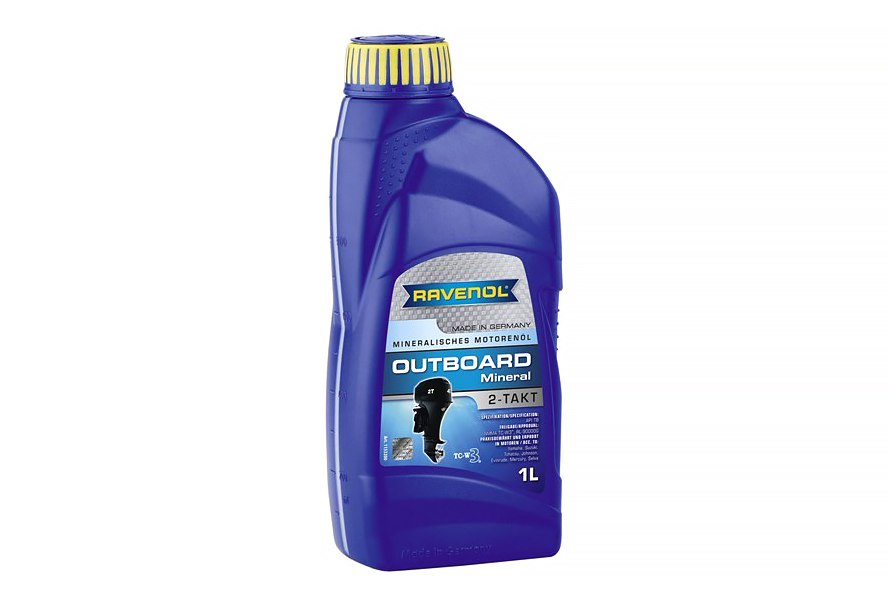 Купить Моторное масло для 2Т лод моторов RAVENOL Qutboard 2T Mineral ...